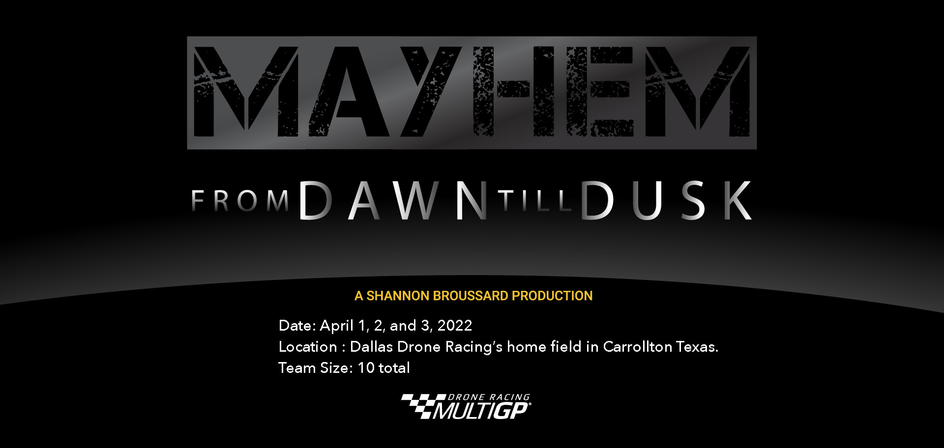 2022 Mayhem Team Racing % - MultiGP Drone Racing League | FPV Racing League