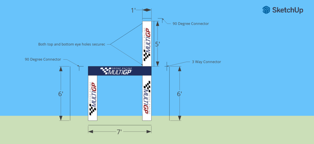 gate_with_flag - MultiGP Drone Racing League | FPV Racing League