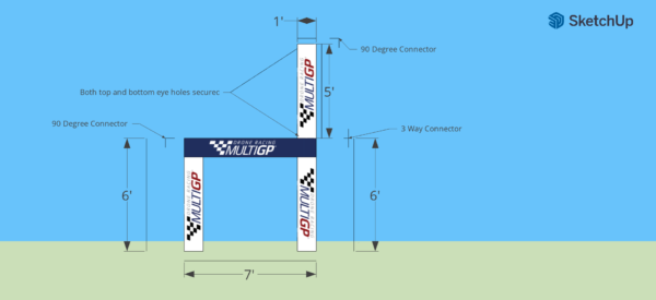 gate_with_flag - MultiGP Drone Racing League | FPV Racing League